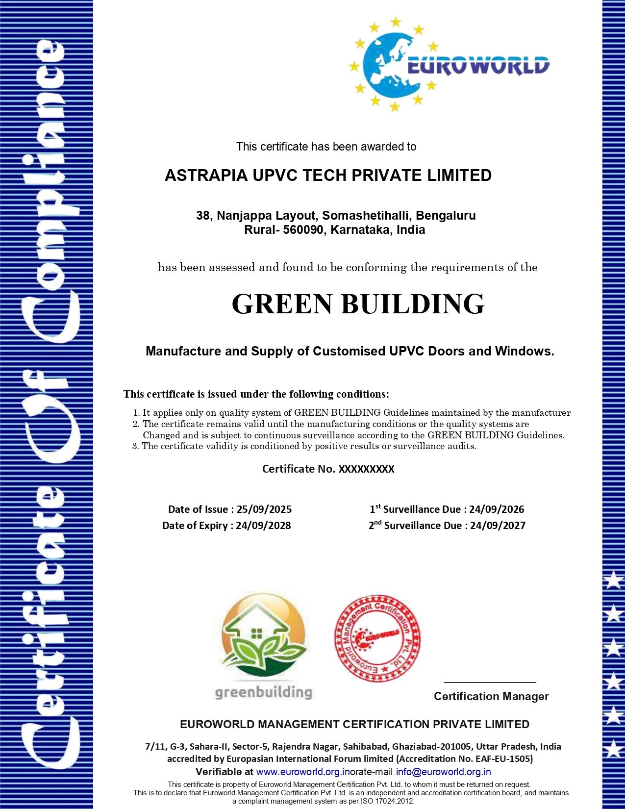 About - Astrapia uPVC